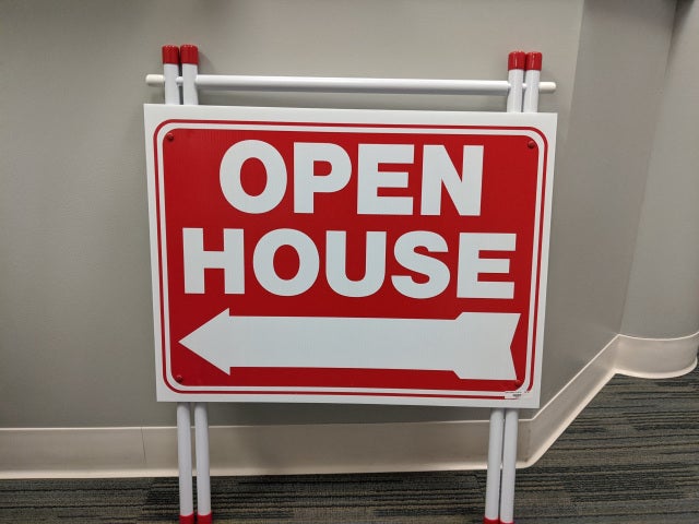 Open House A-Frame Tent Sign SKU 4545